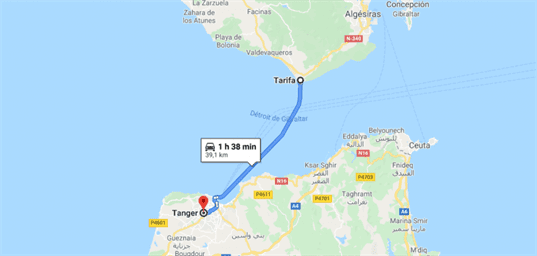 Tarifa Tanger / Tanger Tarifa - Réservez avec Billet Bateau Maroc